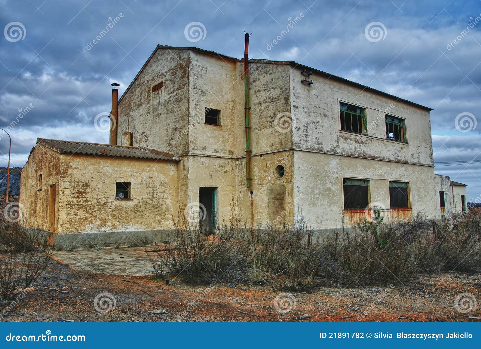 Abandoned Industrial Buildings Stock Photo - Image of andalucia ...