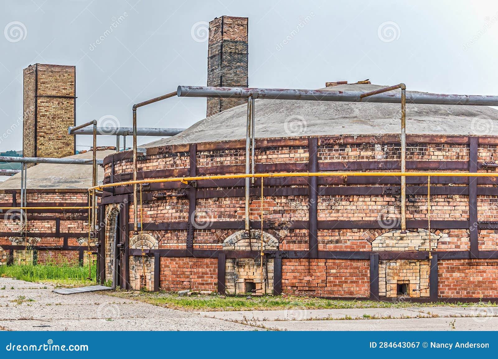Old Kilns For Making Ceramic Tiles & Bricks Royalty-Free Stock Image ...