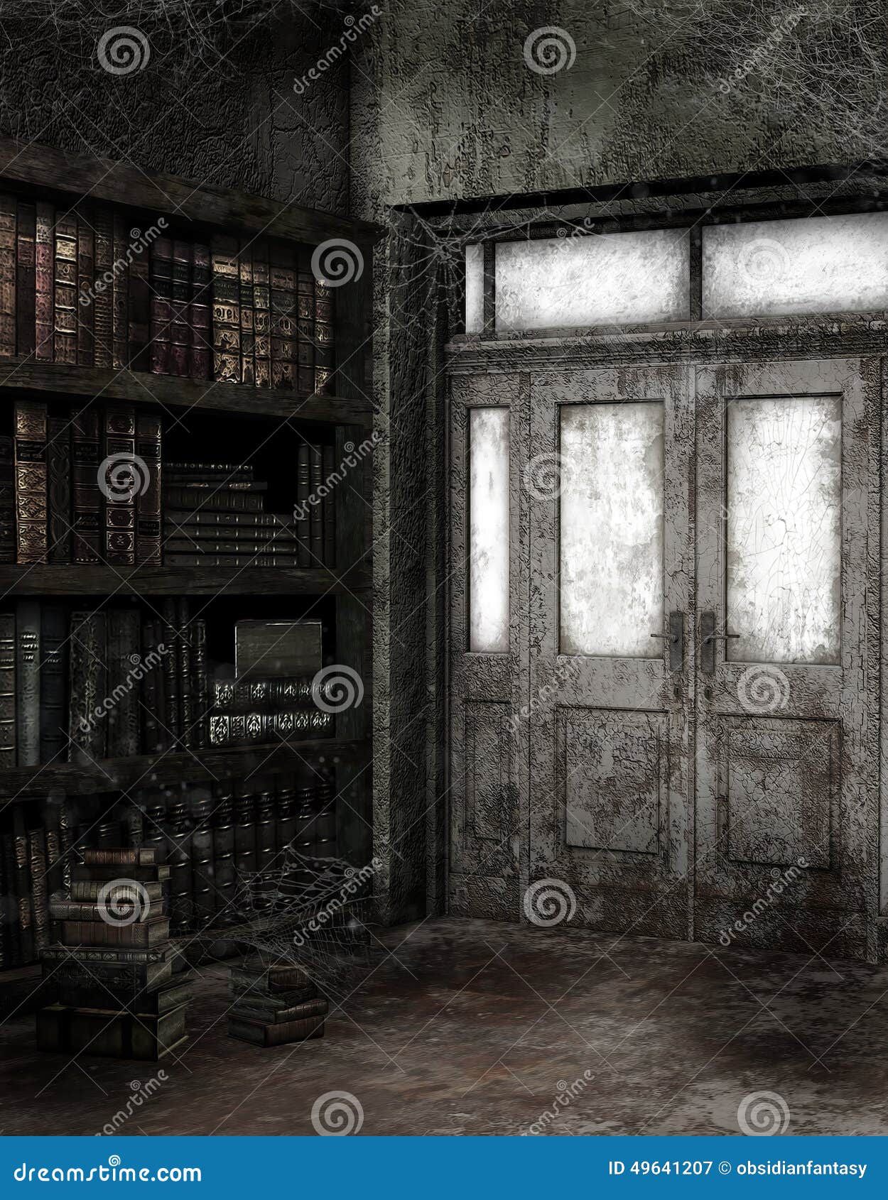 Abandoned Library Royalty-Free Stock Photo | CartoonDealer.com #49641207