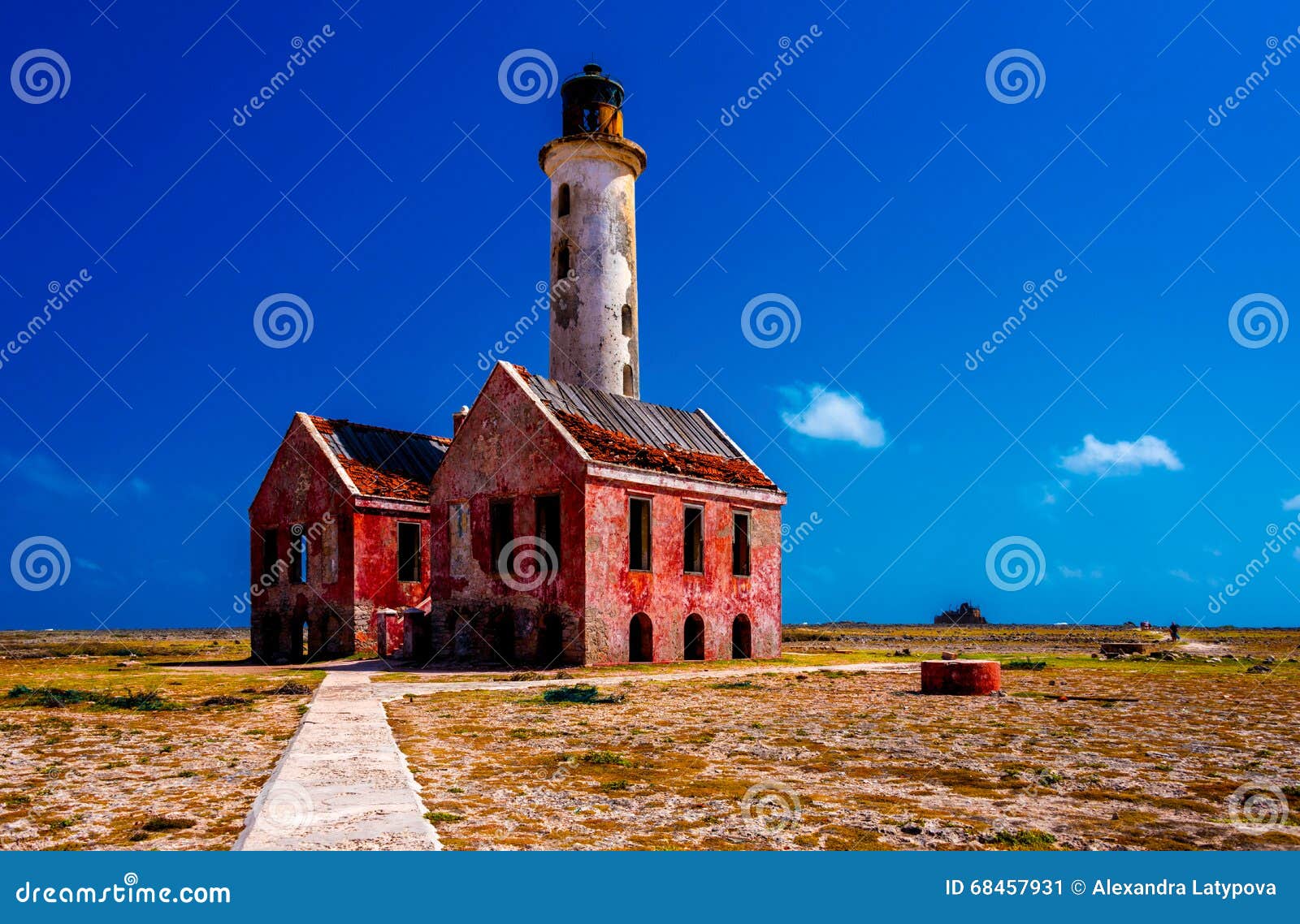Abandoned lighthouse stock image. Image of colonial, beacon - 68457931