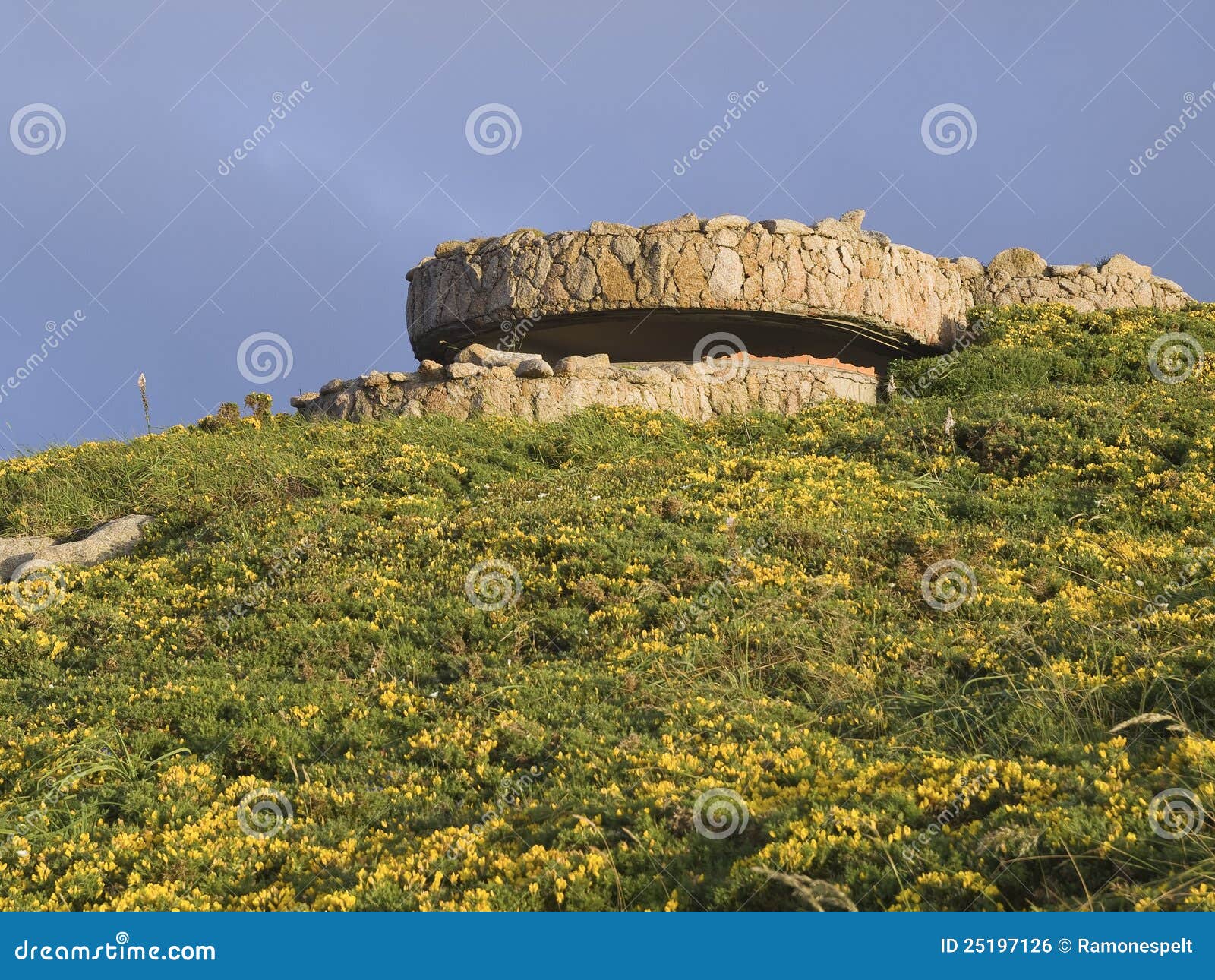 Old Abandoned Military Bunker In The African Desert Royalty-Free Stock ...