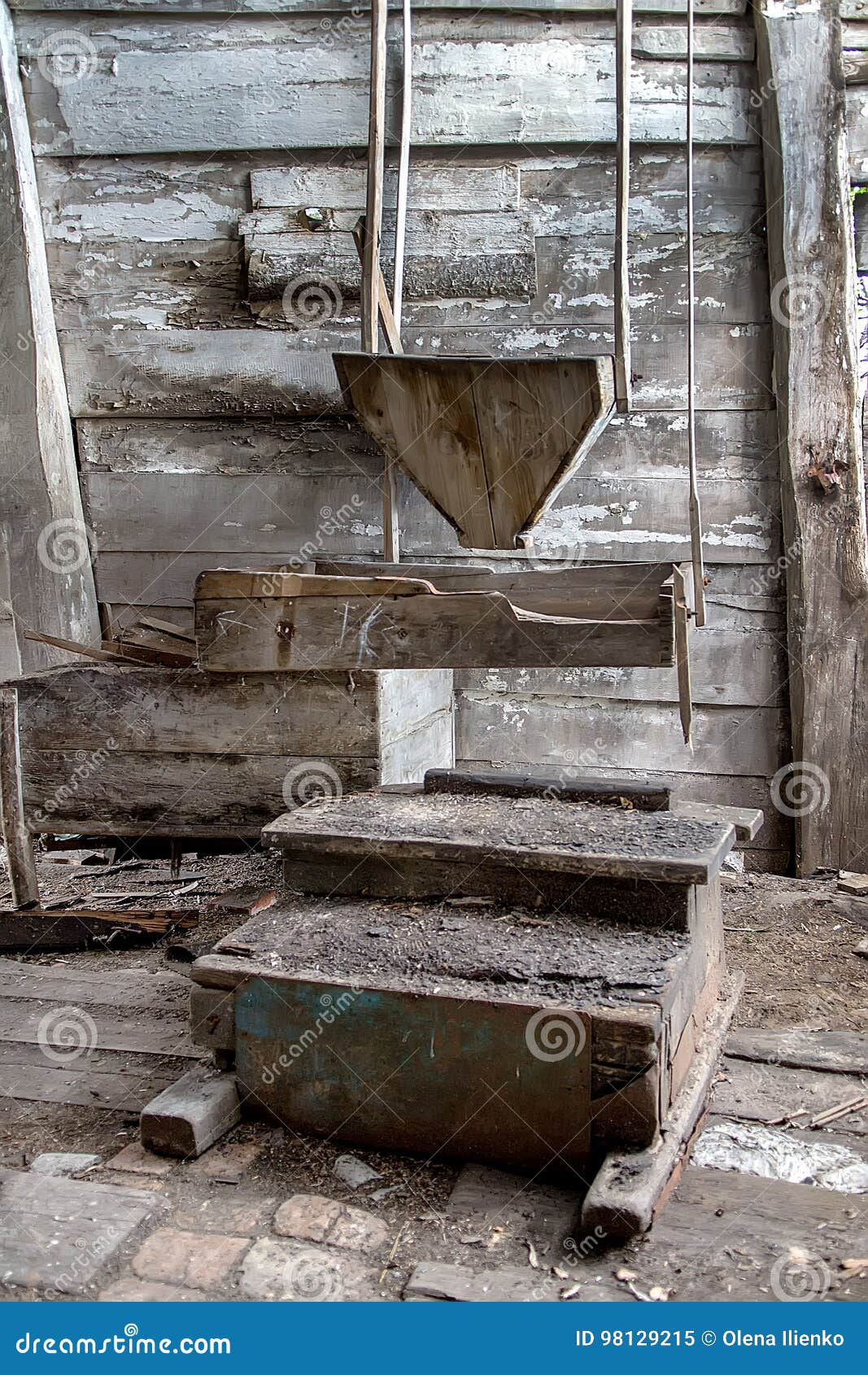 Abandoned mill factory stock image. Image of ancient - 98129215