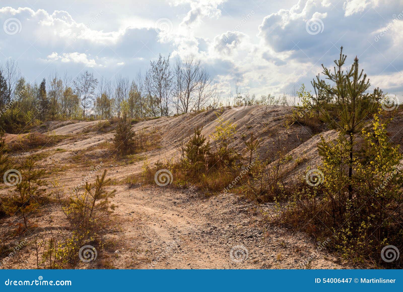 Abandoned Mine - Damaged Landscape after Mining Stock Image - Image of ...