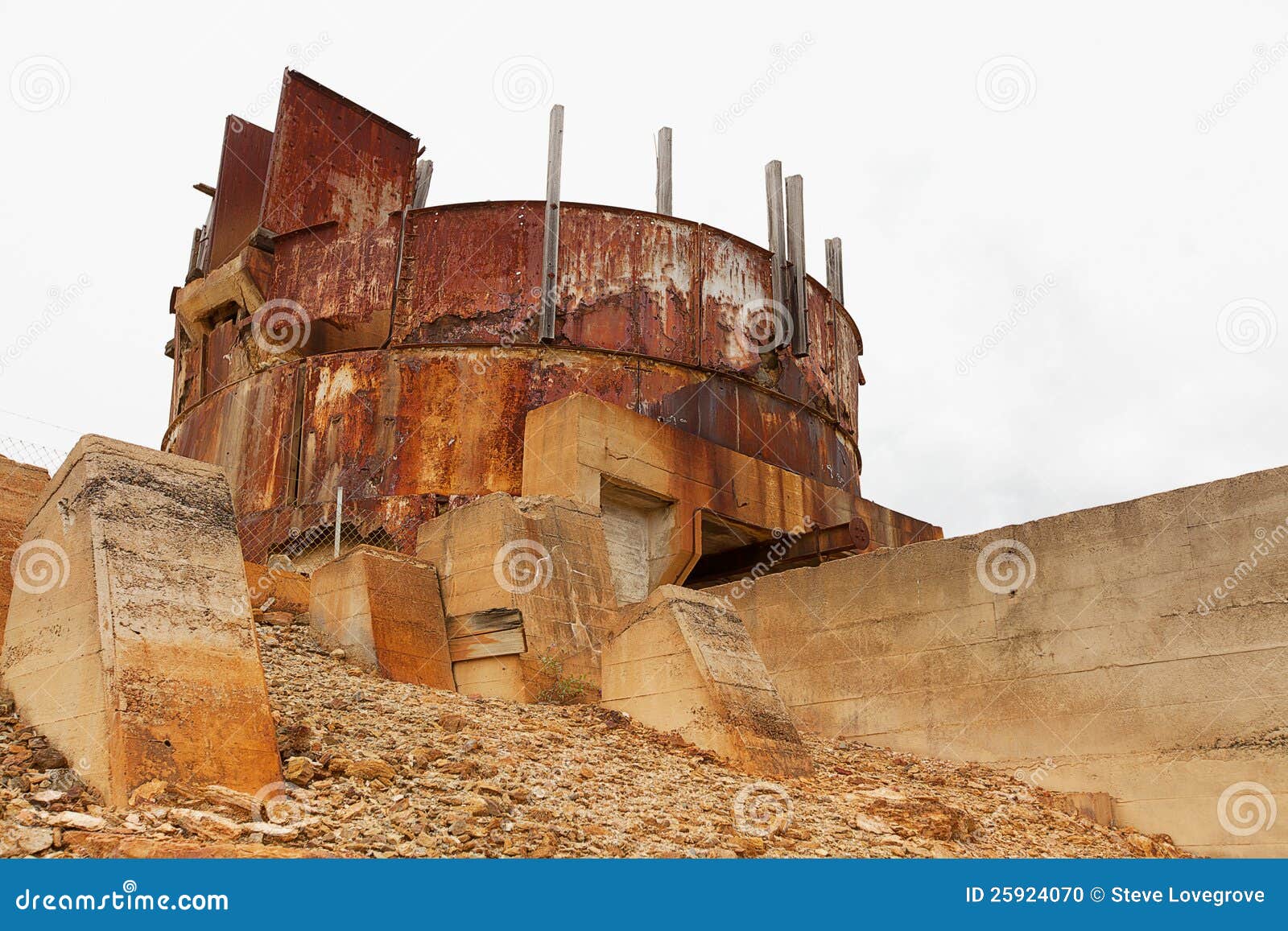 Abandoned Mine Site stock photo. Image of heavy, mining - 25924070