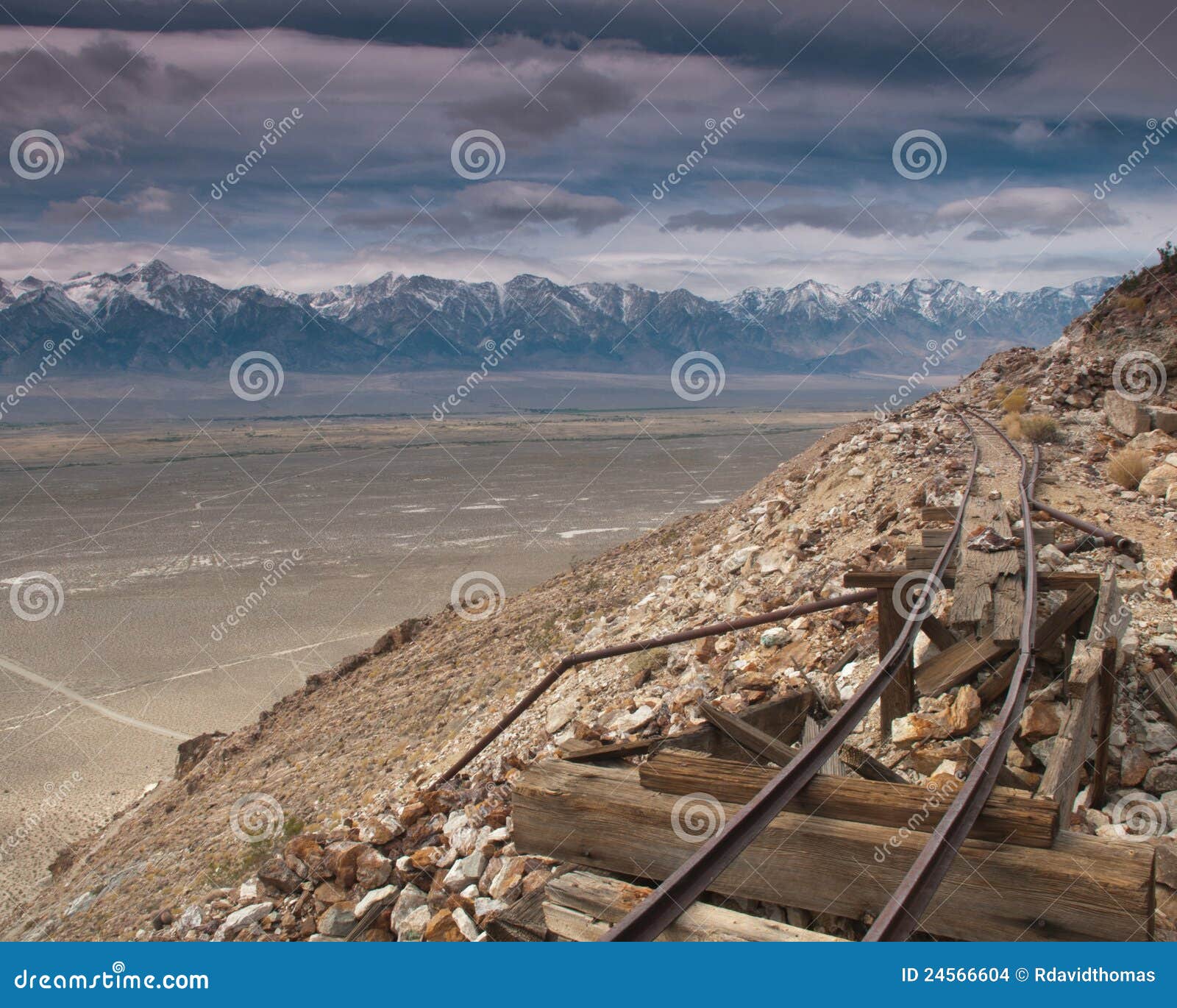 Abandoned Mine Tracks with a View Stock Photo - Image of western, rail ...