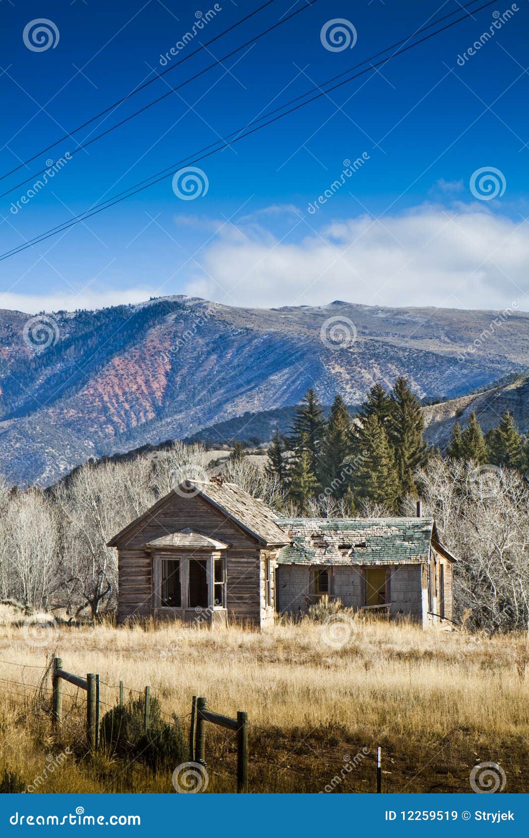 An Abandoned Mining Cabin in Colorado. Stock Image - Image of rockies ...