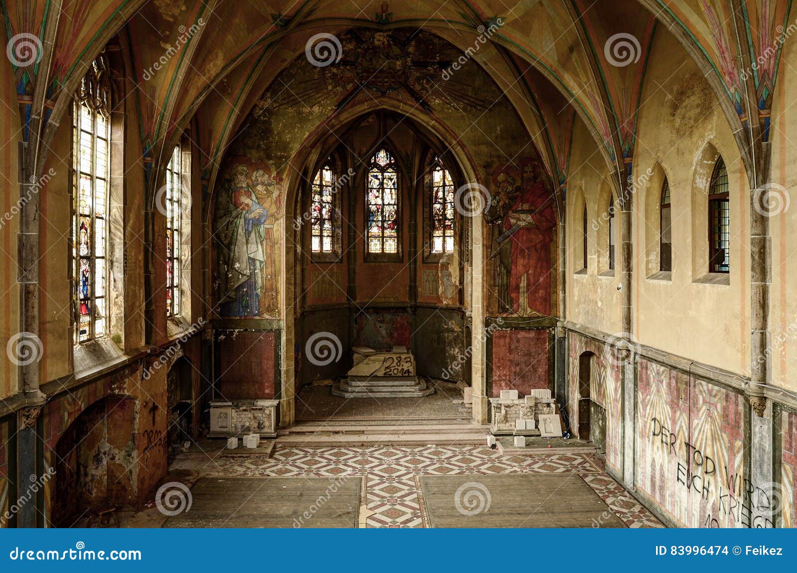 Abandoned monastry stock photo. Image of empty, time - 83996474