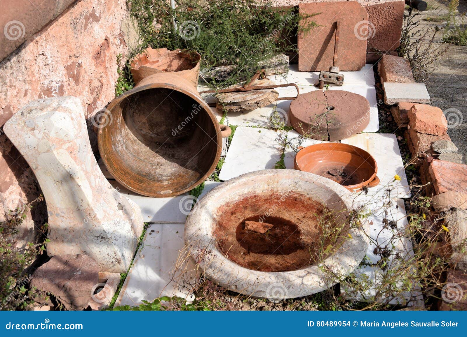 Abandoned objects. stock photo. Image of circulars, church - 80489954