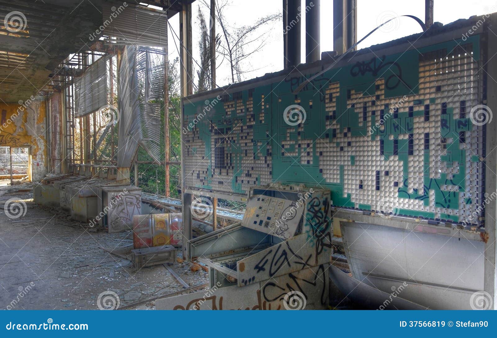 Abandoned office stock image. Image of creepy, empty - 37566819