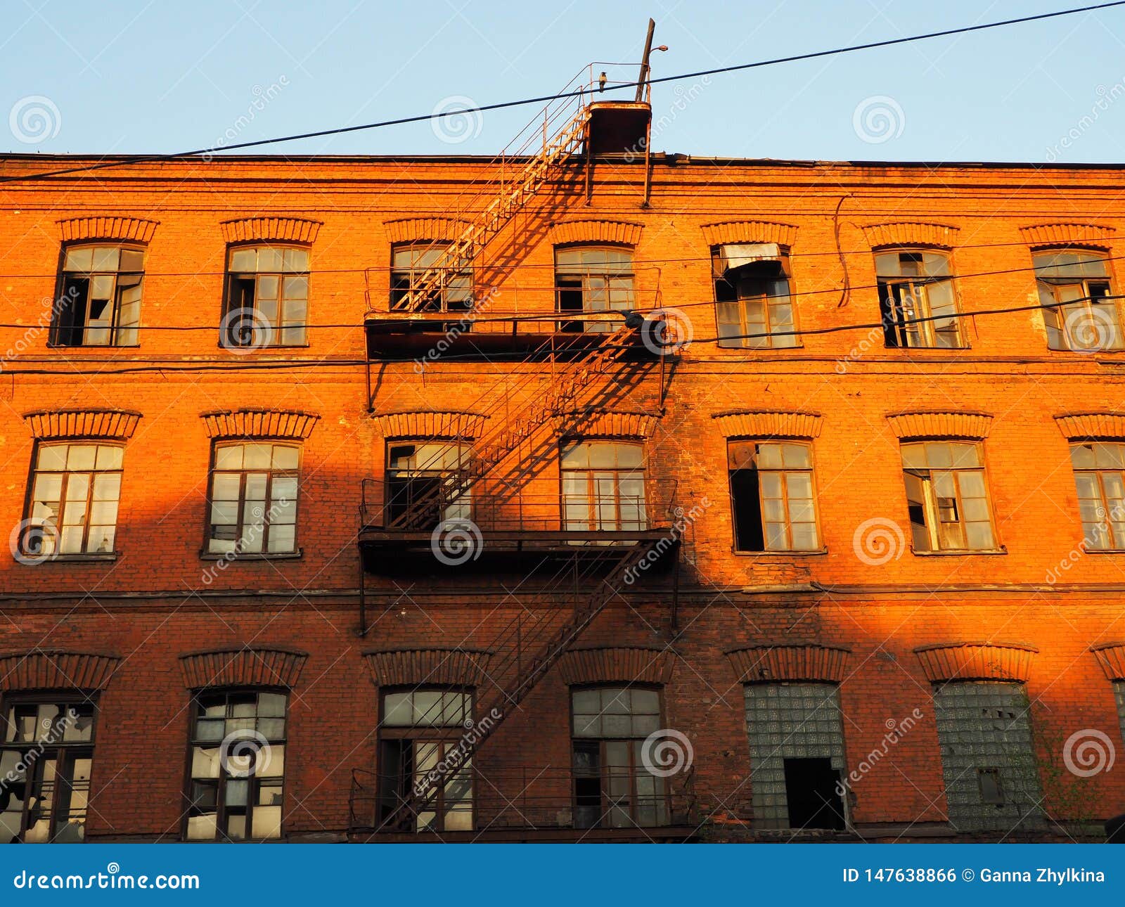 Abandoned Old Factory Building Stock Photo - Image of grunge, classic ...