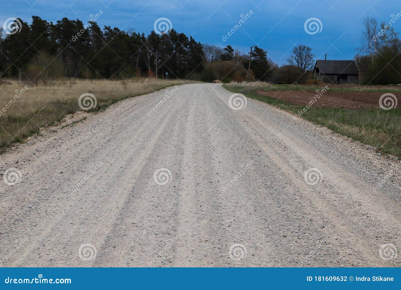 Abandoned Old House on the Side of the Road Stock Photo - Image of ...