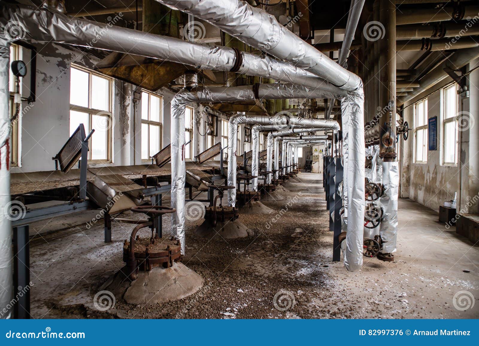 Abandoned Old Steam Bricks Boilers Network Stock Photo - Image of ...
