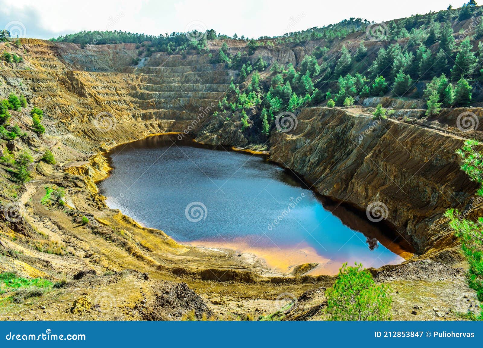 Abandoned Open Pit Mine Stone Stock Image - Image of metal ... Abandoned Open Pit Mine Stone Stock Image - Image of metal ...