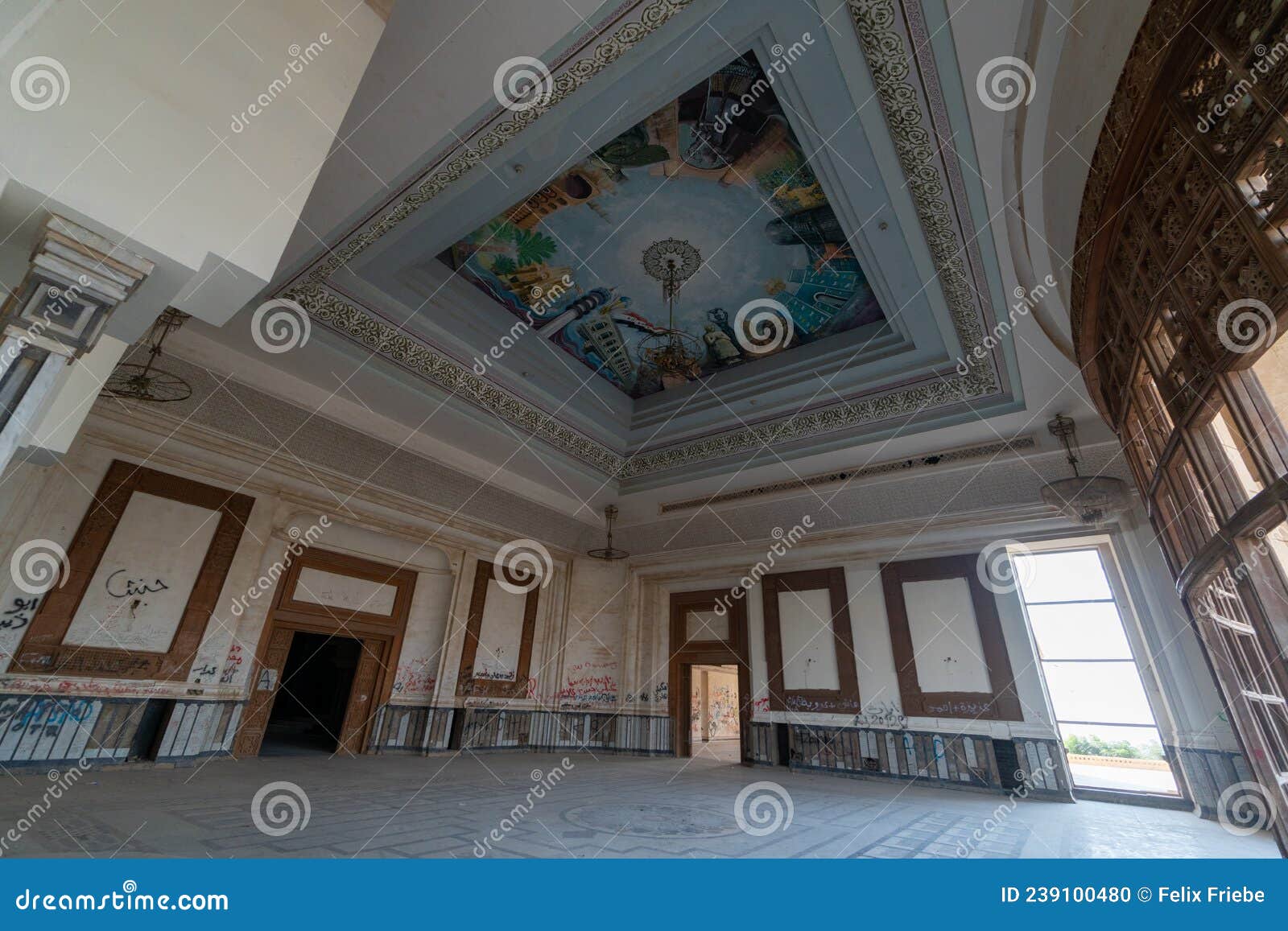 Abandoned Palace of Saddam Hussein in Babylon, Iraq Stock Photo - Image ...