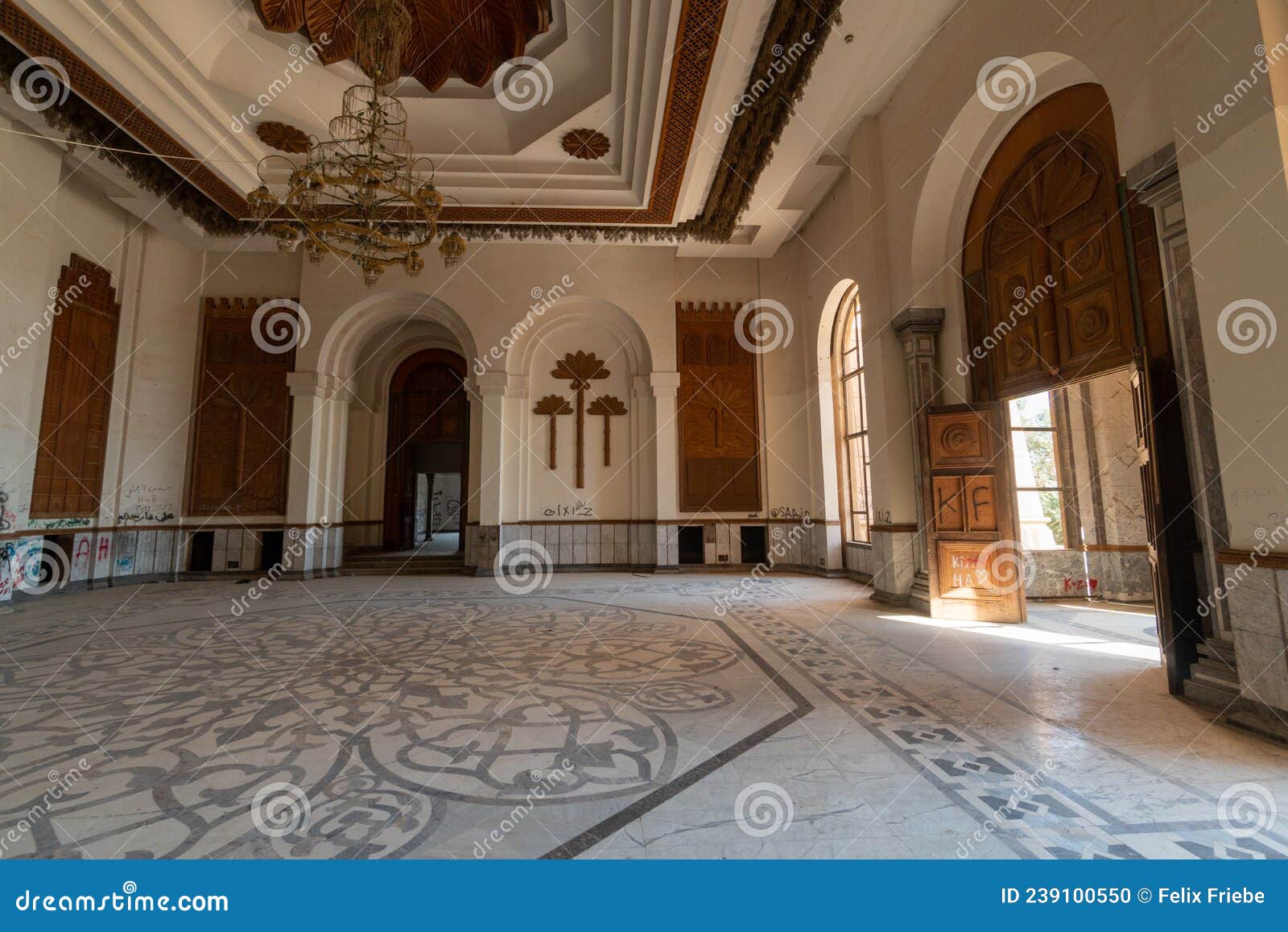 Abandoned Palace of Saddam Hussein in Babylon, Iraq Stock Photo - Image ...