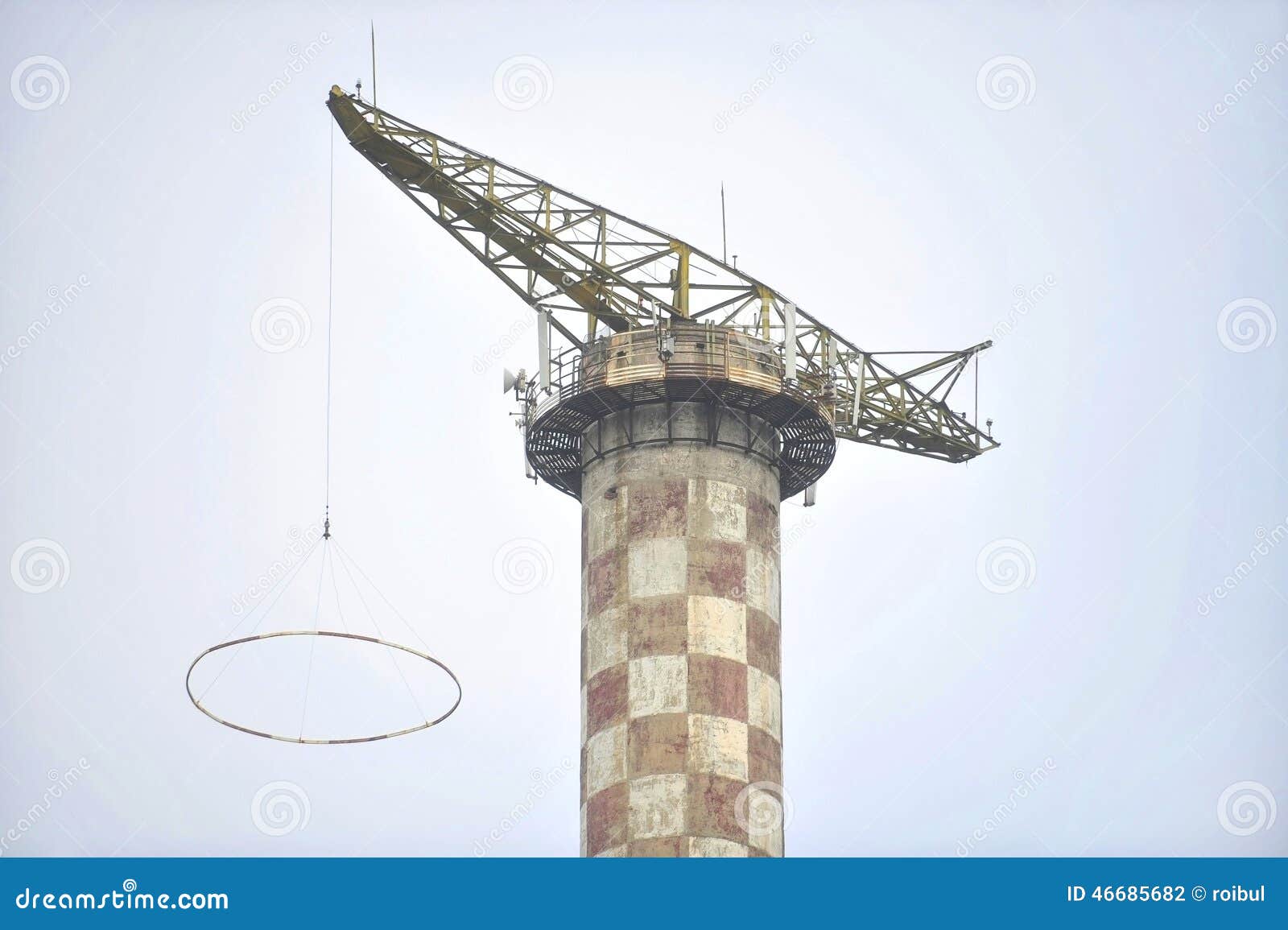 Abandoned Parachute Jump Tower Stock Photo - Image of abandoned ...
