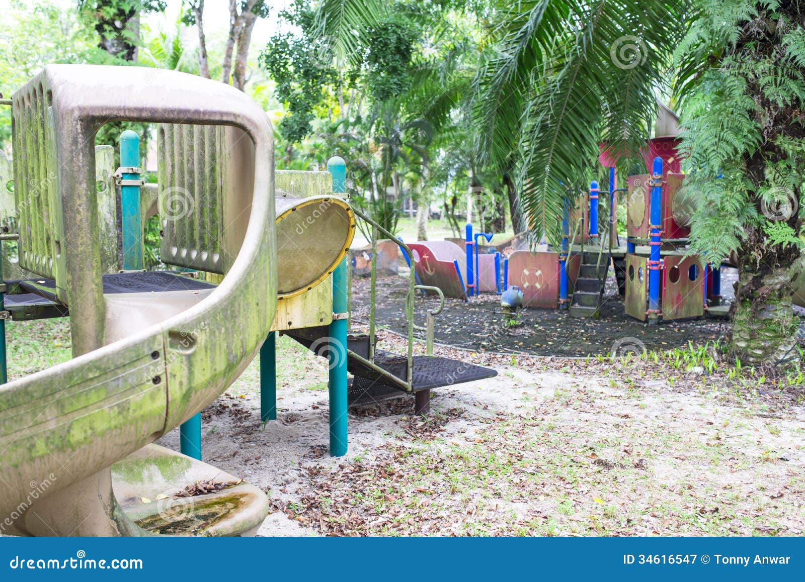 Abandoned Playground stock image. Image of children, outdoor - 34616547