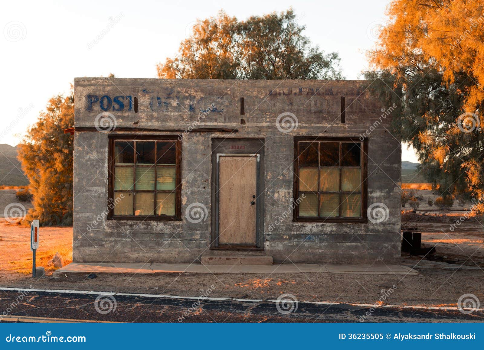 Abandoned Post Apocalypse City Street. Town Is Damaged By War, Nuclear ...