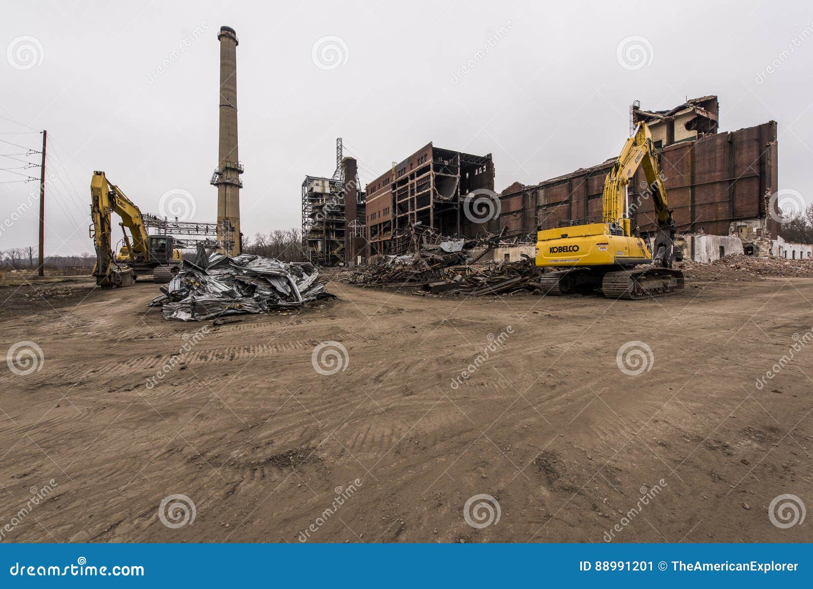 Abandoned Power Plant - Ohio Editorial Photo - Image of american ...