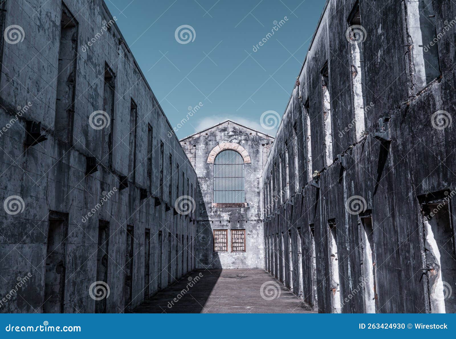 Abandoned Prison Cell Block at Trial Bay Goal in Australia Stock Photo ... Abandoned Prison Cell Block at Trial Bay Goal in Australia Stock Photo ...