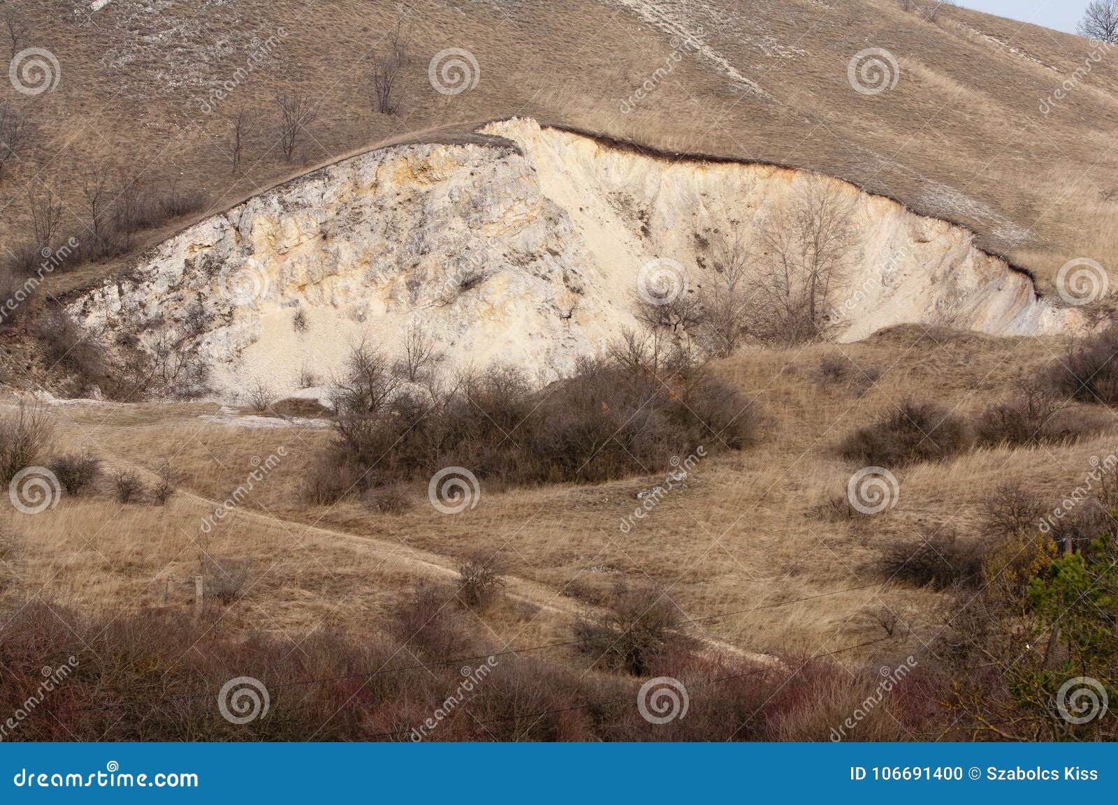 Recultivation Open Pit Soil Bulldozer Quarry Cultivation Royalty-Free ...