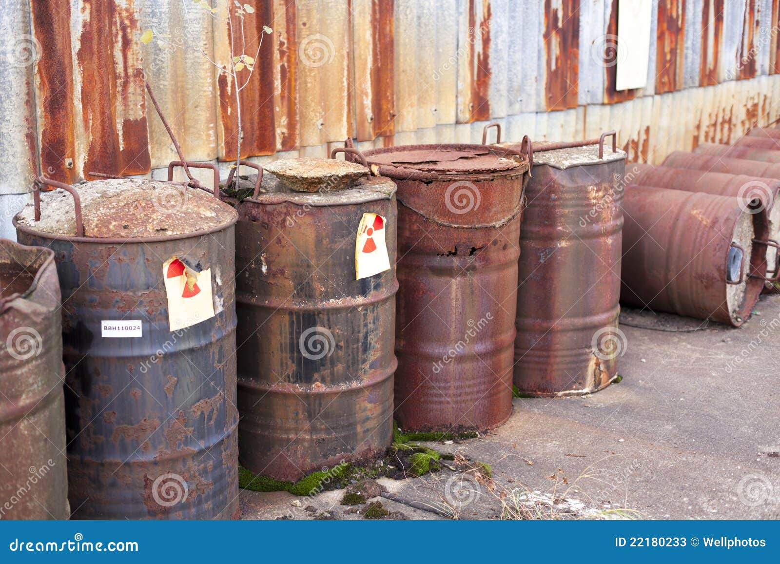 Radioactive Waste In Leaking Containment Tank Royalty-Free Stock ...