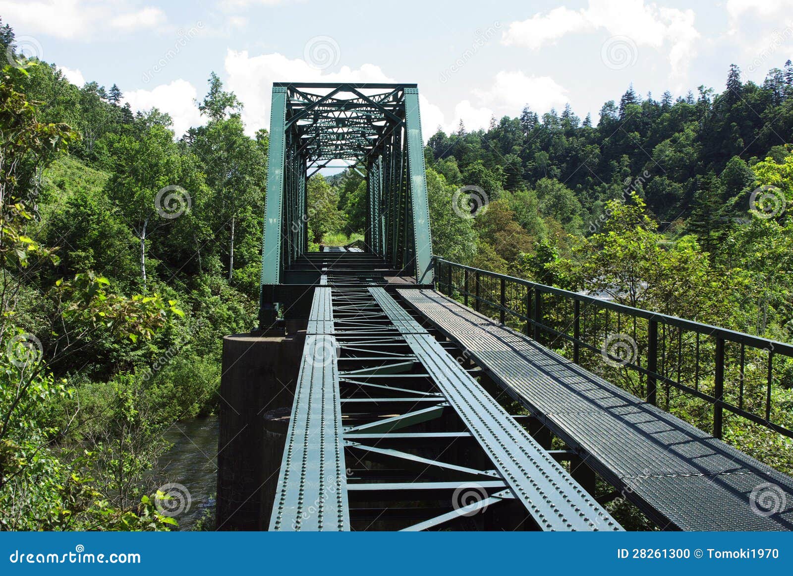 Abandoned railroad bridge stock photo. Image of railroad - 28261300