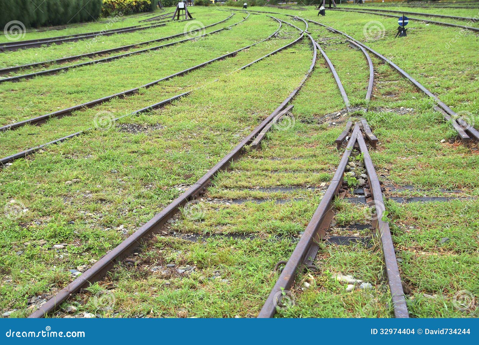 Abandoned railroad stock photo. Image of metal, point - 32974404