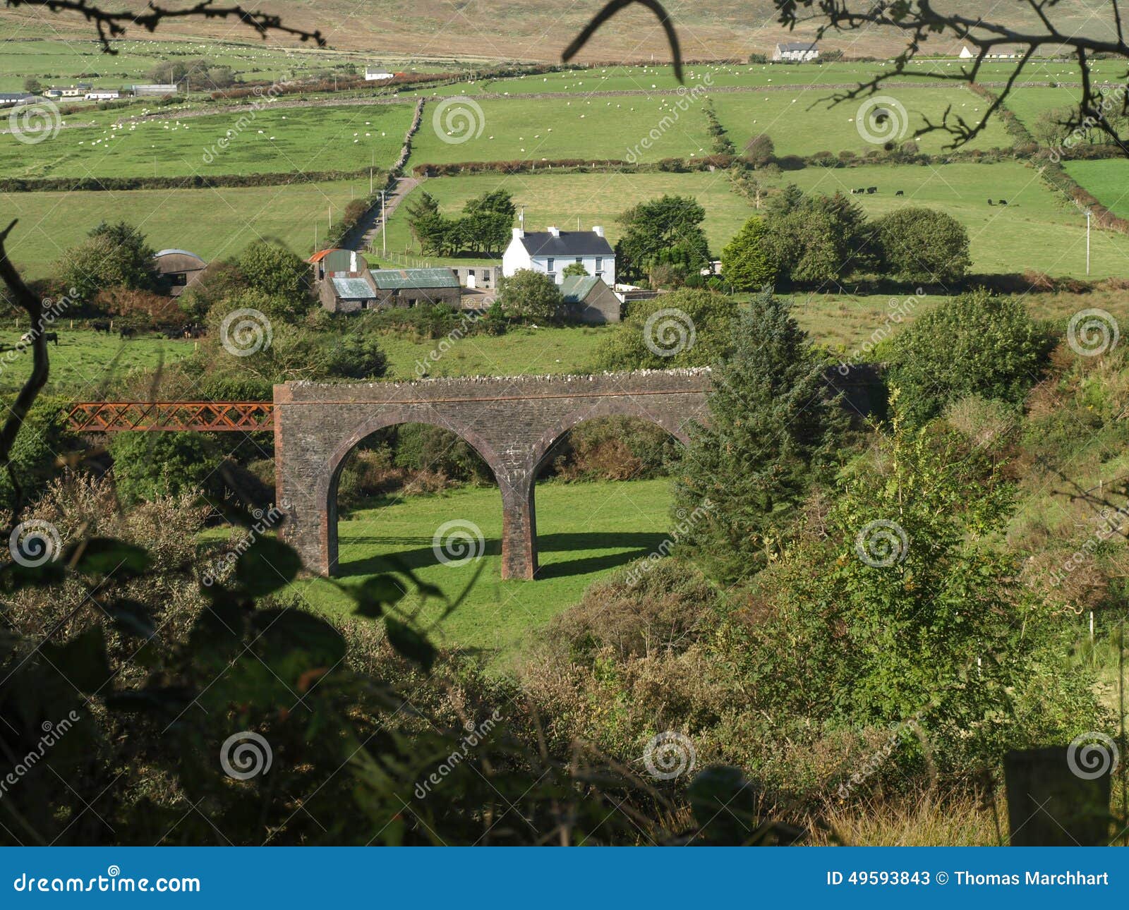 Abandoned railway bridge stock image. Image of dingle - 49593843