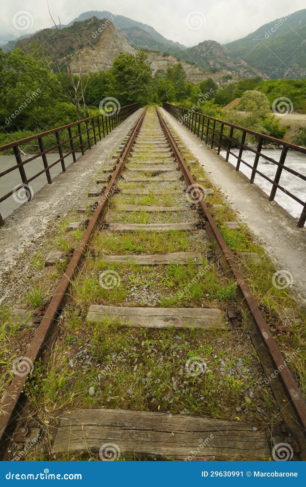 Abandoned railway track stock image. Image of direction - 29630991