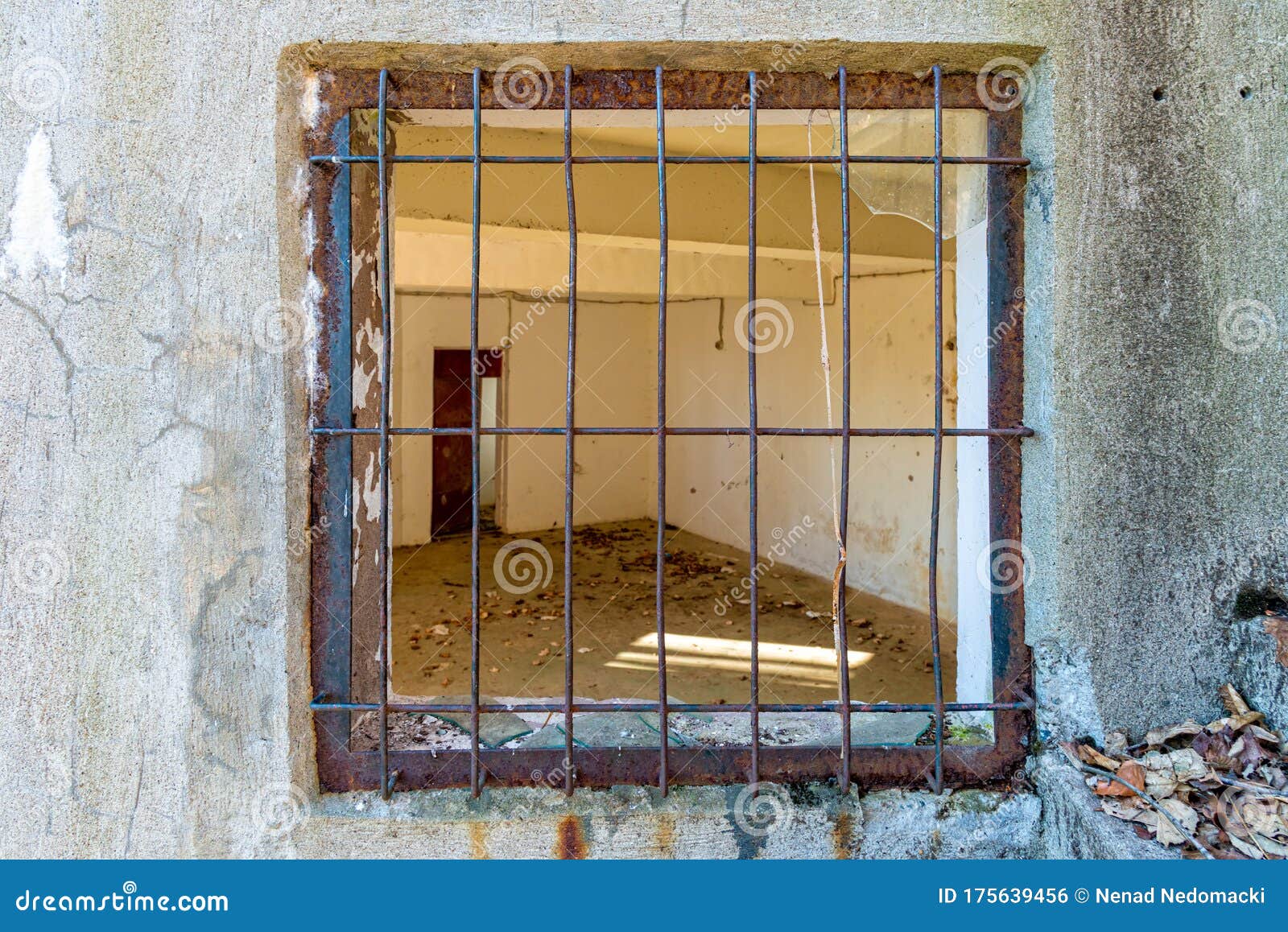 Abandoned Room with Broken Window Editorial Photo - Image of corner ...