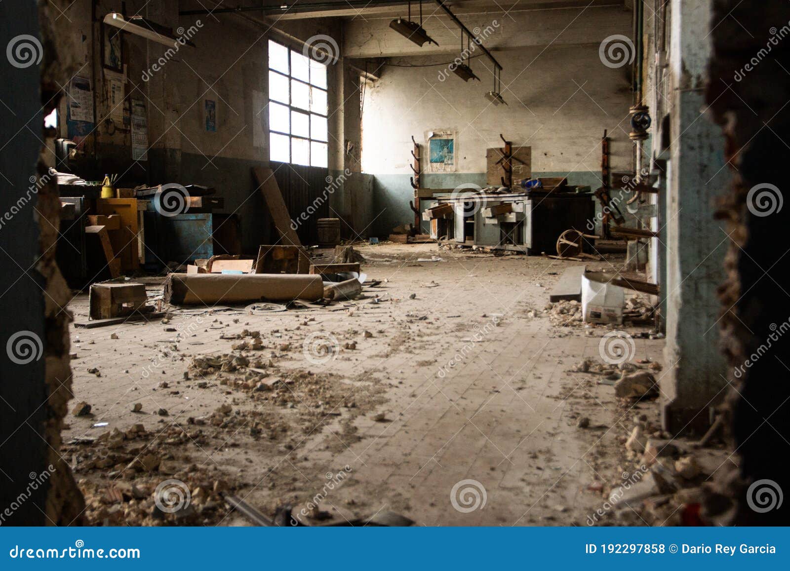 Abandoned Room in a Factory Stock Photo - Image of factory, amazing ...