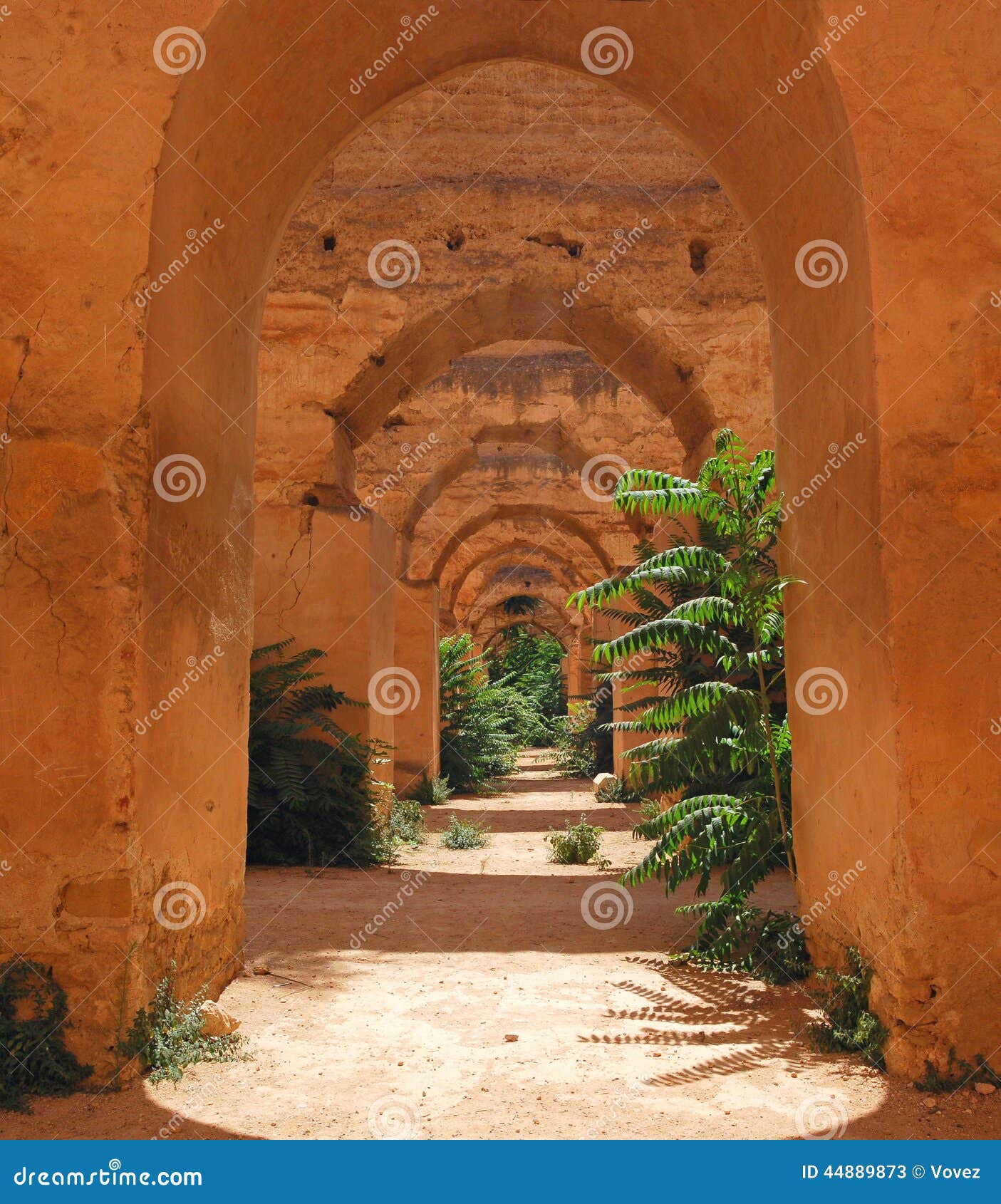 Abandoned Royal Stables in Meknes Stock Image - Image of oriental ...