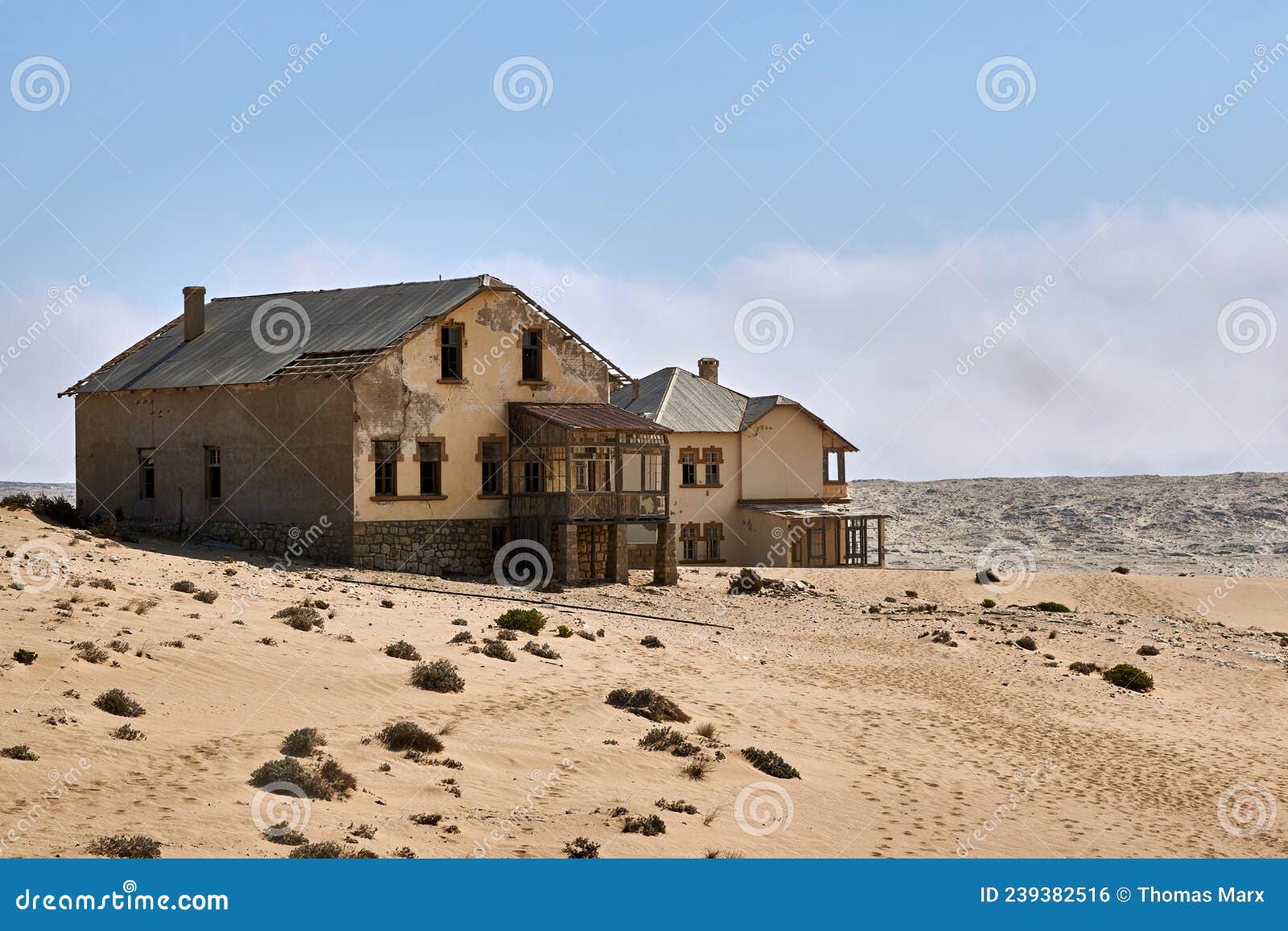 Abandoned Ruins in Kolmanskop Ghost Town, Namibia Stock Photo - Image ...