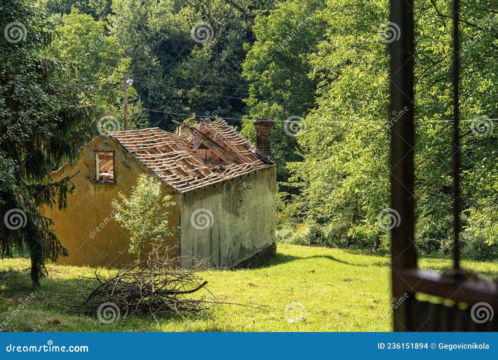 Abandoned Run-Down Rotting Old House Stock Photo - Image of people ...