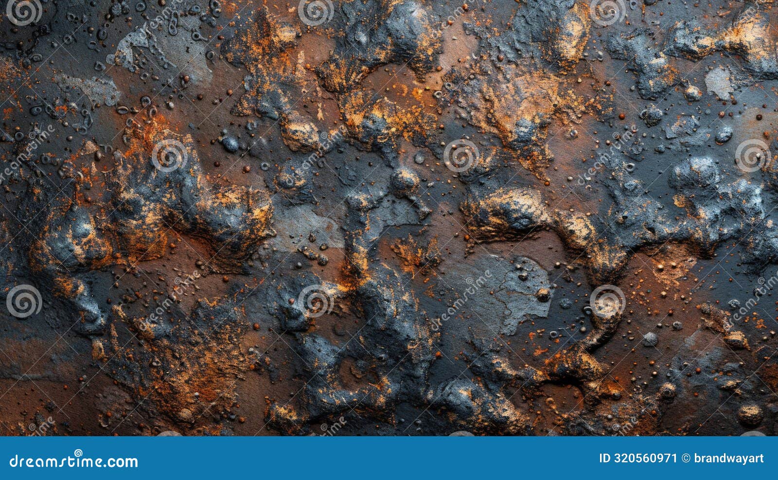 Abandoned Rusted Metal Surface Stock Illustration - Illustration of ...