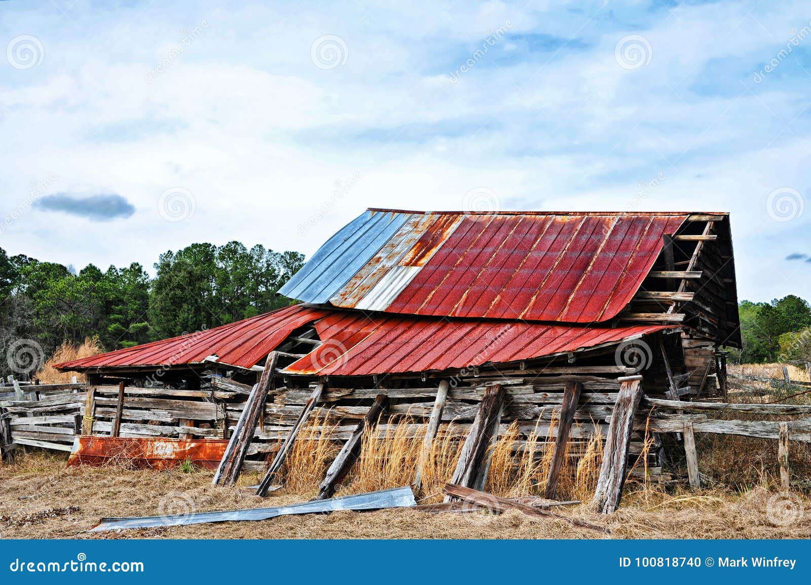 Old Rustic Barn stock photo. Image of country, homestead - 100818740