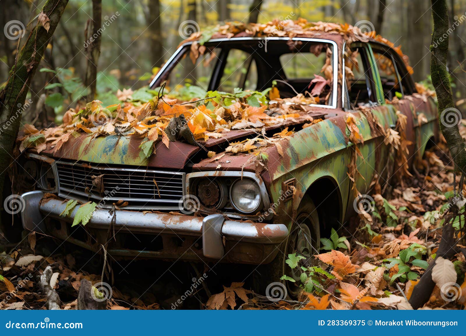 Abandoned Rusty Petrol Super Car Banned For Co2 Emission Agenda ...