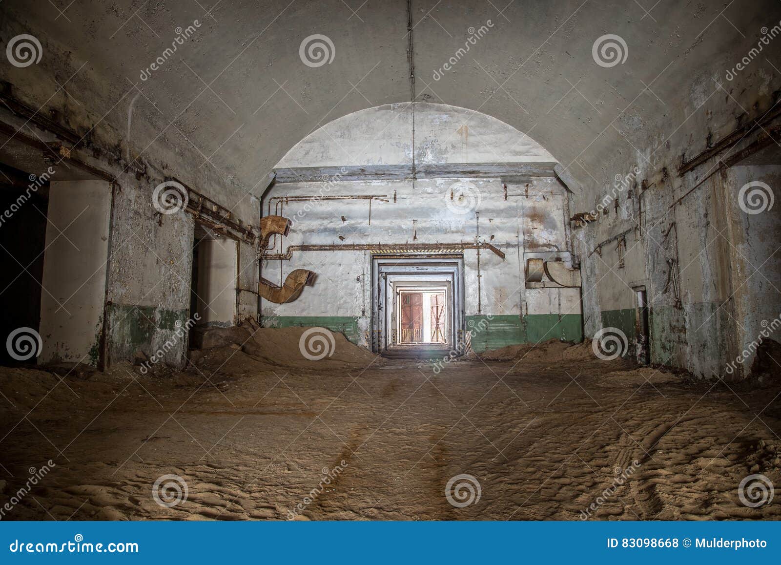 Abandoned and Rusty Old Soviet Bunker Warehouse of Chemicals. Sa Stock ...