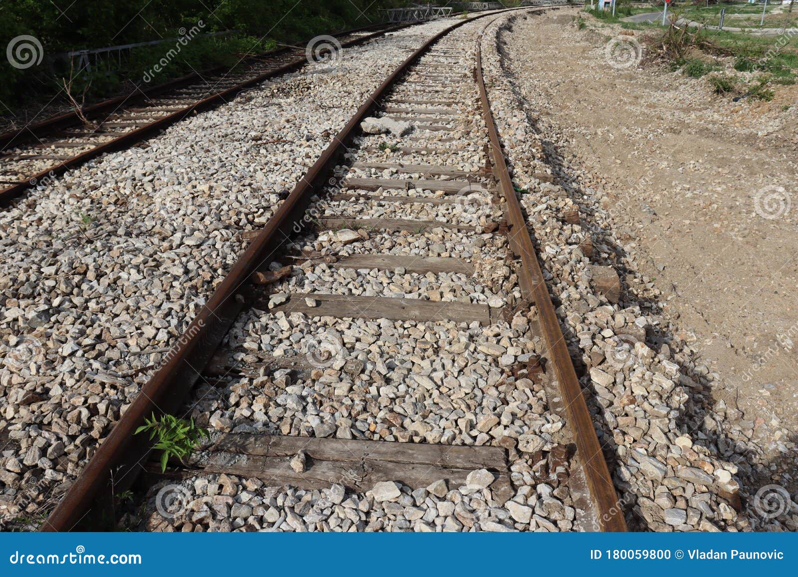 Abandoned Rusty Railway Tracks Stock Photo - Image of travel, railway ...