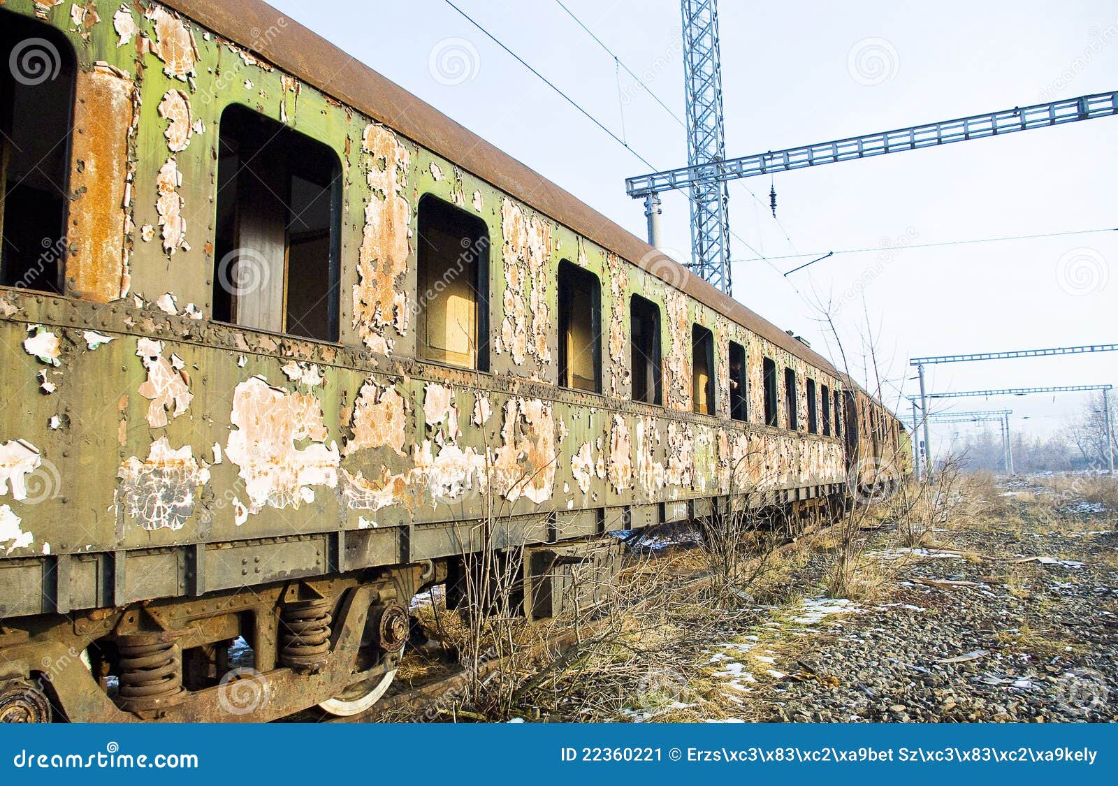 Old Rusty Train Wagon Royalty-Free Stock Photo | CartoonDealer.com ...