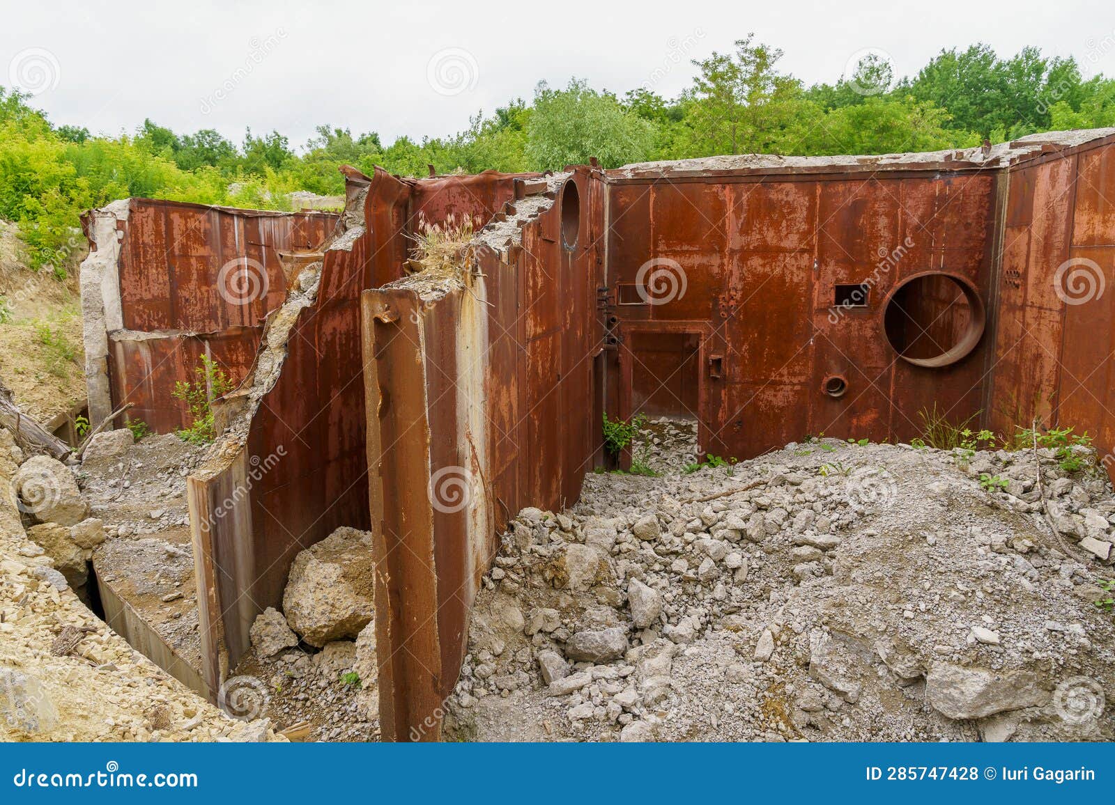 Abandoned Secret Nuclear Bunker. Cold War Command Post, Object 1180 ...