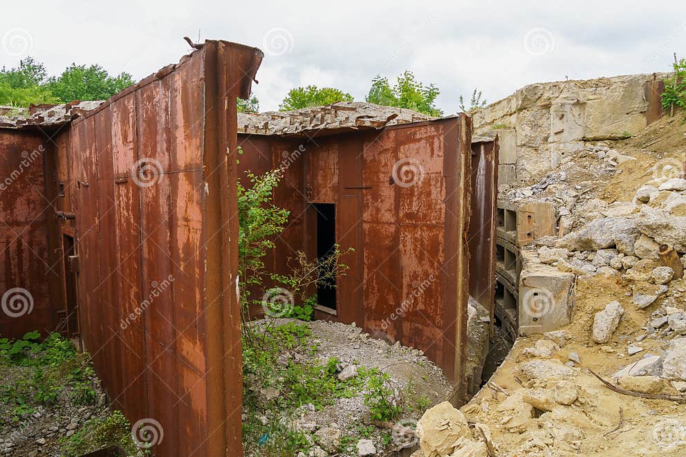 Abandoned Secret Nuclear Bunker. Cold War Command Post, Object 1180 ...