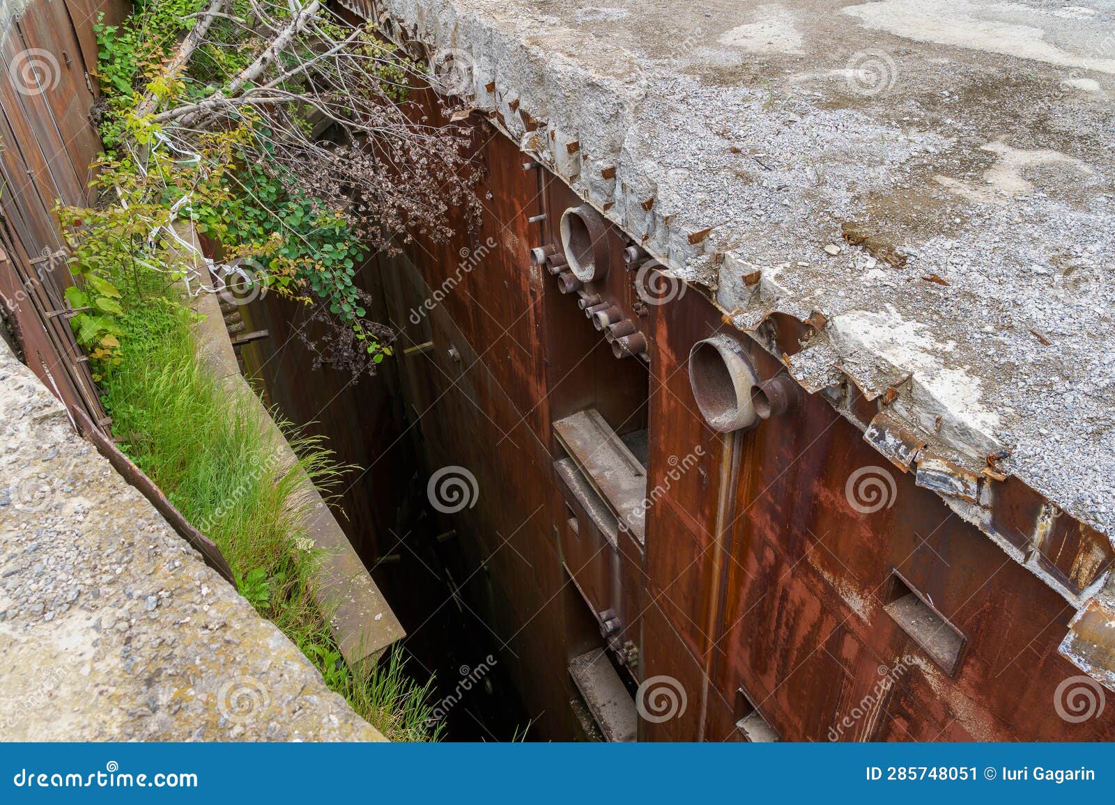 Abandoned Secret Nuclear Bunker. Cold War Command Post, Object 1180 ...