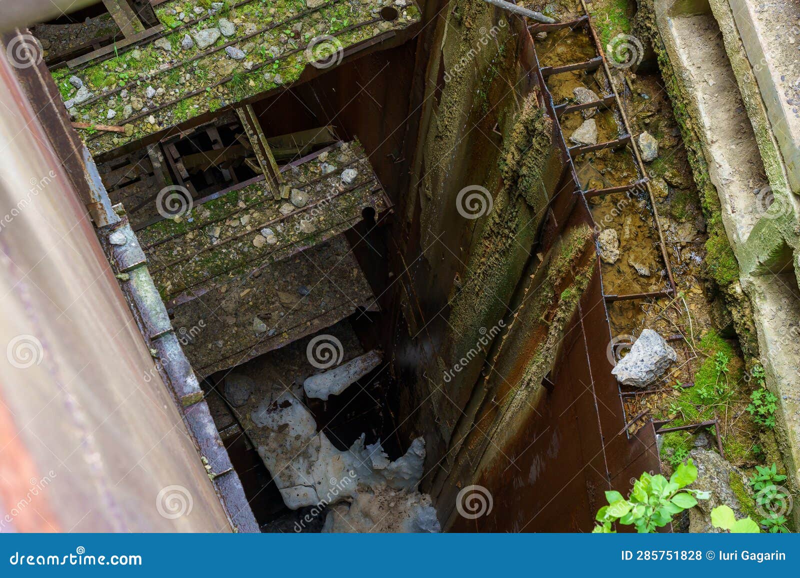 Abandoned Secret Nuclear Bunker. Cold War Command Post, Object 1180 ...