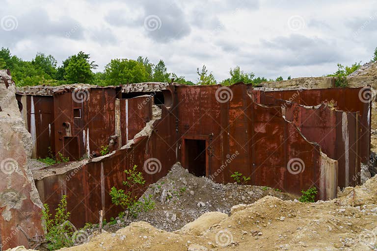 Abandoned Secret Nuclear Bunker. Cold War Command Post, Object 1180 ...