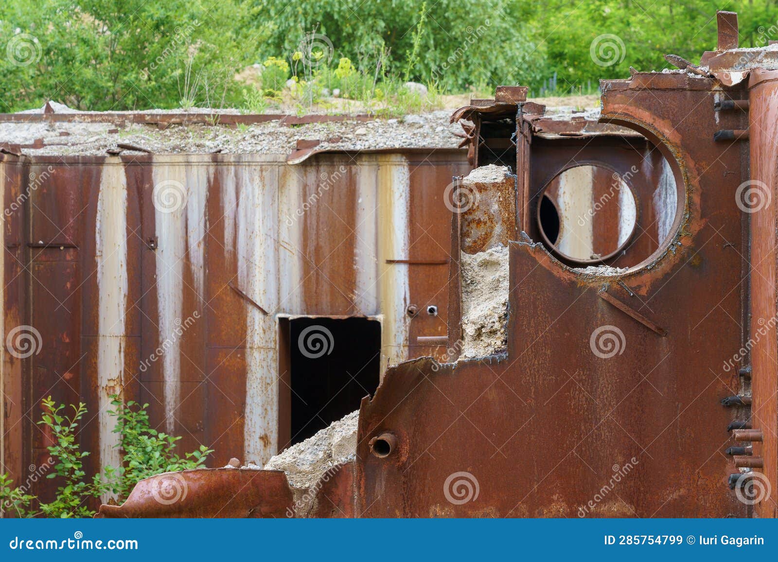 Abandoned Secret Nuclear Bunker. Cold War Command Post, Object 1180 ...