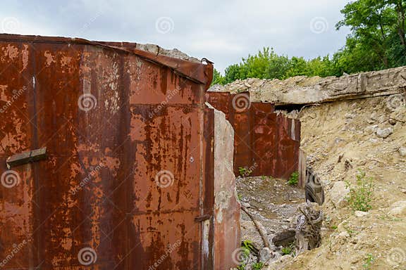 Abandoned Secret Nuclear Bunker. Cold War Command Post, Object 1180 ...