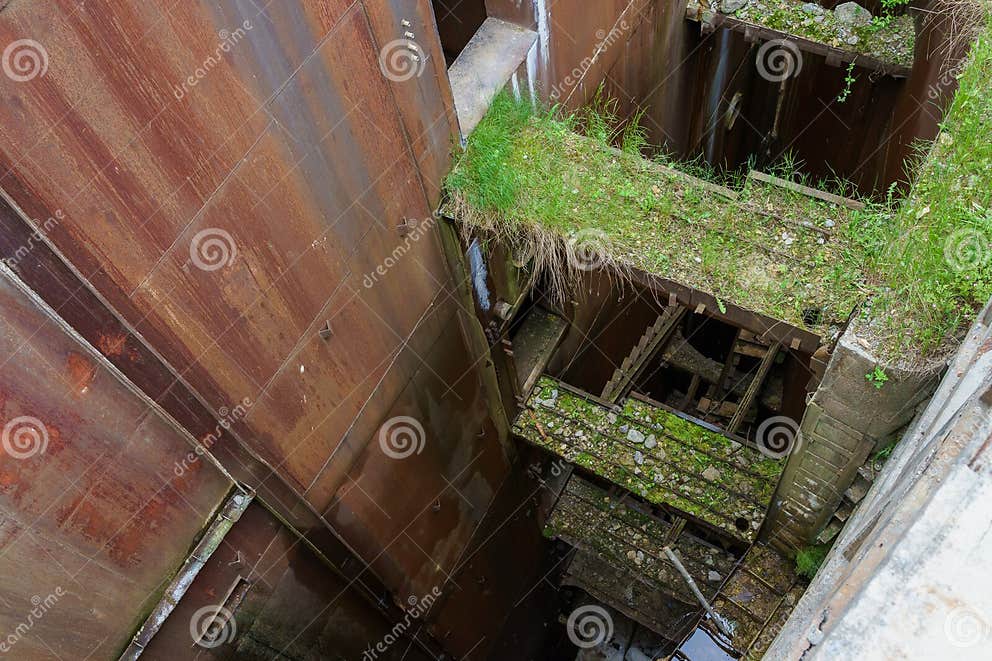 Abandoned Secret Nuclear Bunker. Cold War Command Post, Object 1180 ...