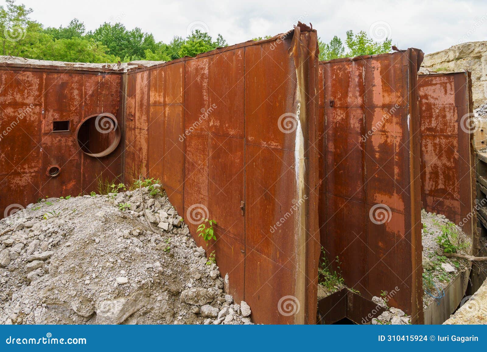 Abandoned Secret Nuclear Bunker. Cold War Command Post, Object 1180 ...